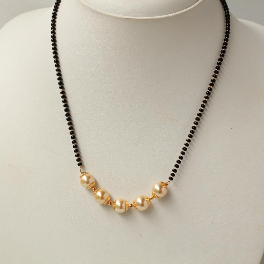 Pearl mangalsutra online store